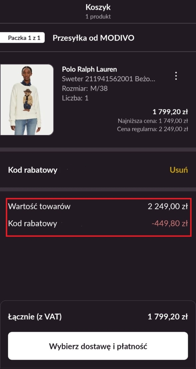 Kody rabatowe MODIVO – topowe marki w niższych cenach - Modivo runway